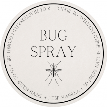 Easy DIY Bug Spray for Kids With a Printable Label - Kindling Wild