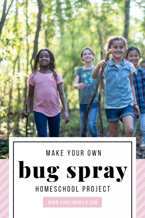 Easy DIY Bug Spray for Kids With a Printable Label - Kindling Wild