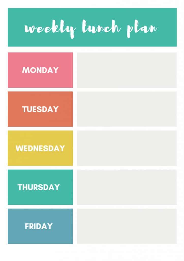 Simple Lunch Meal Rotation for Back to School - Kindling Wild