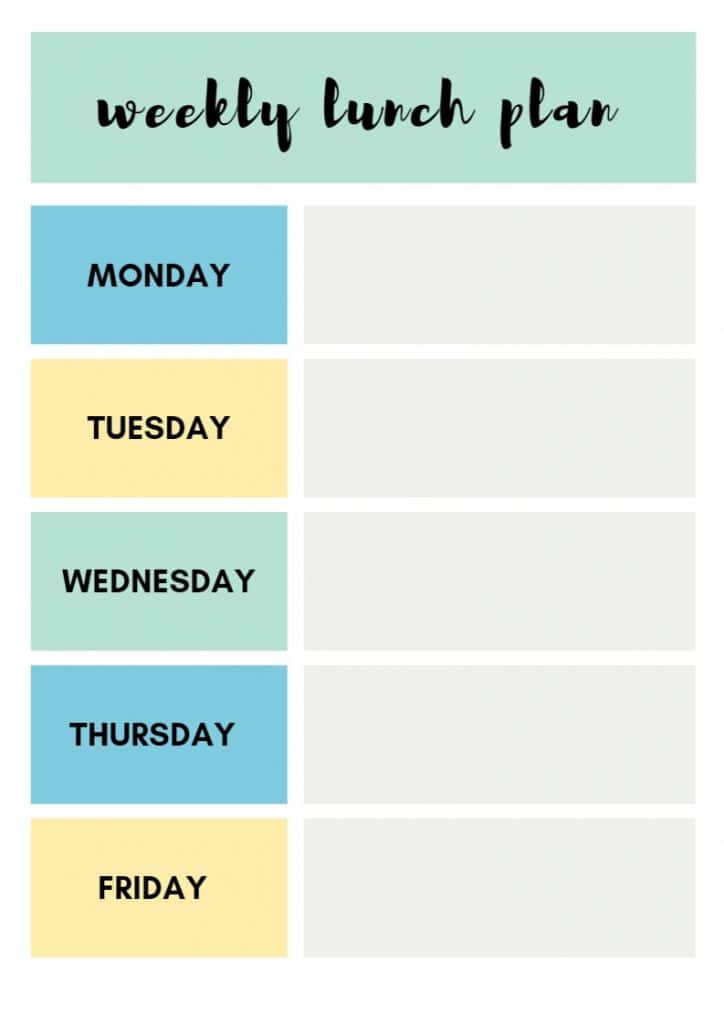 Simple Lunch Meal Rotation for Back to School - Kindling Wild