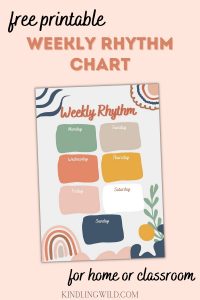 Cheerful Daily and Weekly Rhythm Charts for Kids - Free Printable ...