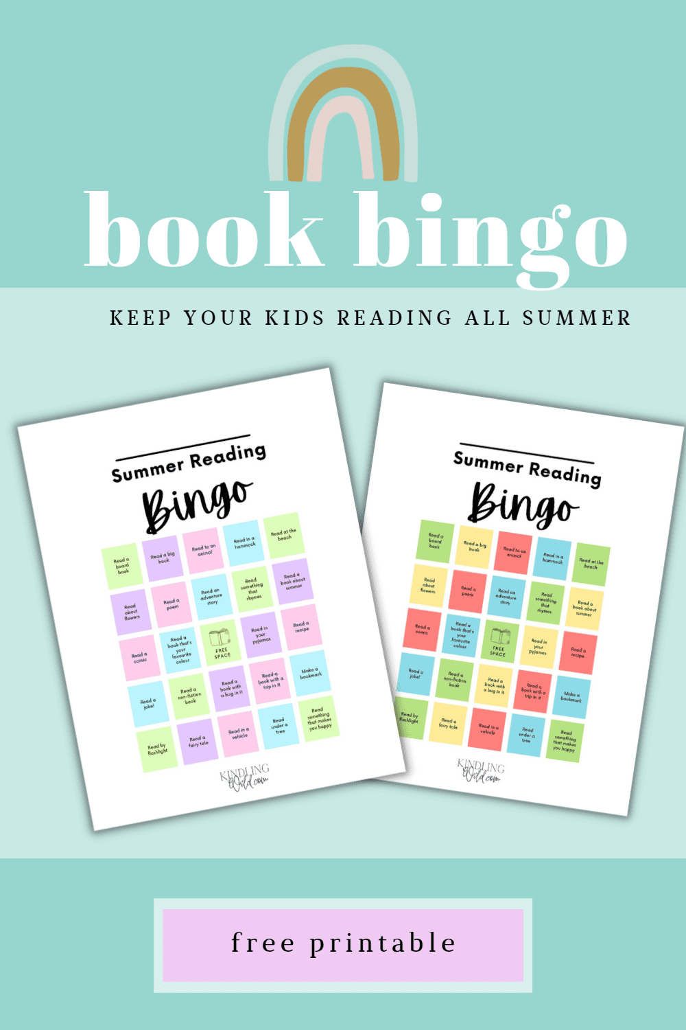 6 Easy Ways to Keep Your Kids Reading This Summer (Free BINGO Card ...