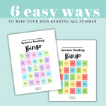 6 Easy Ways to Keep Your Kids Reading This Summer (Free BINGO Card ...