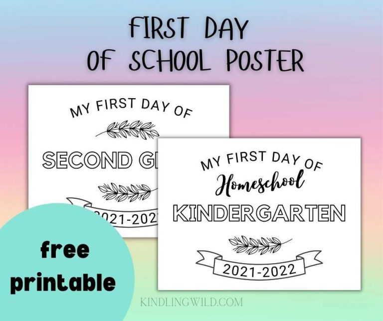 How to Take Your Own Adorable Back to School Photos - Free First Day of ...