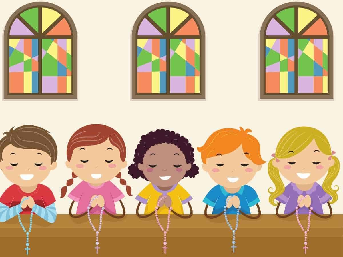 How to Pray the Rosary for Kids Free Printable - Kindling Wild