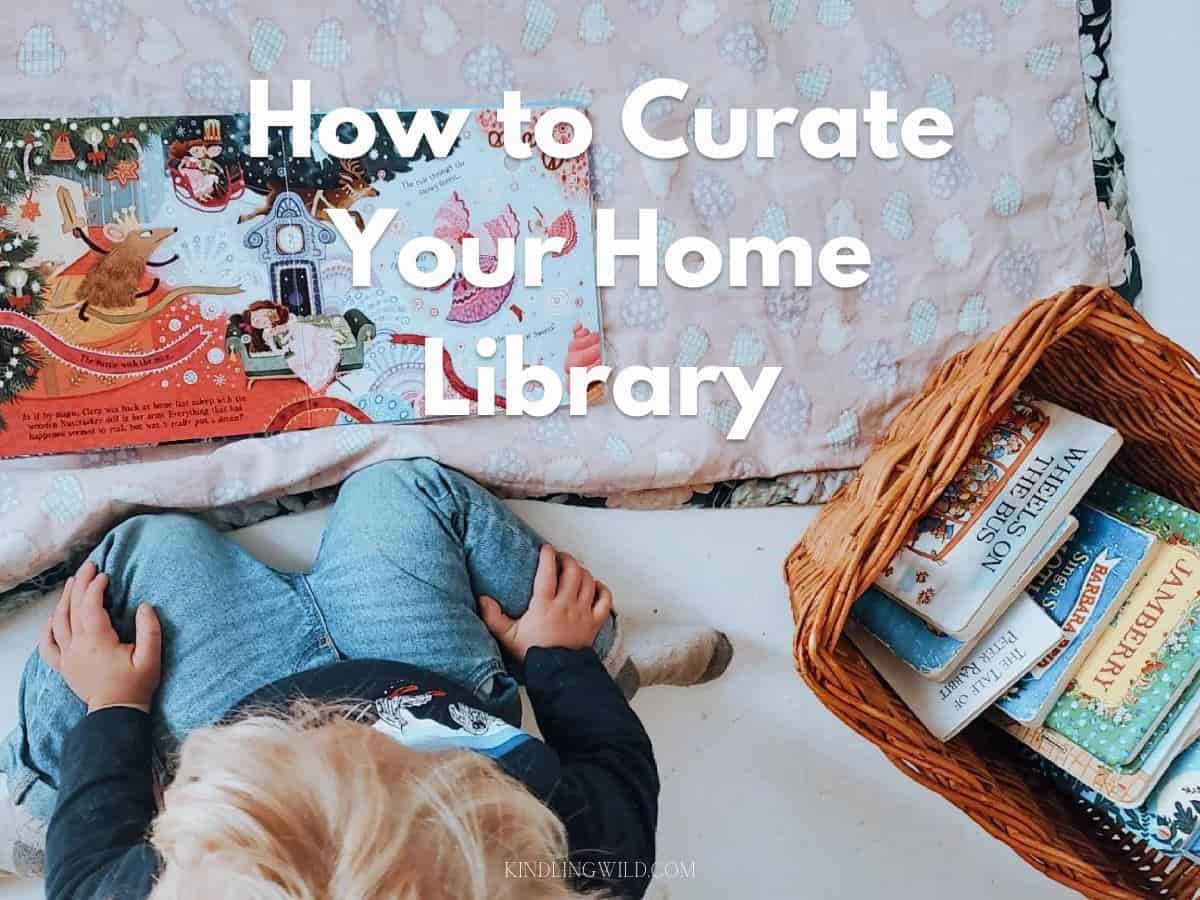 How to Curate a Home Library for Your Homeschool - Kindling Wild