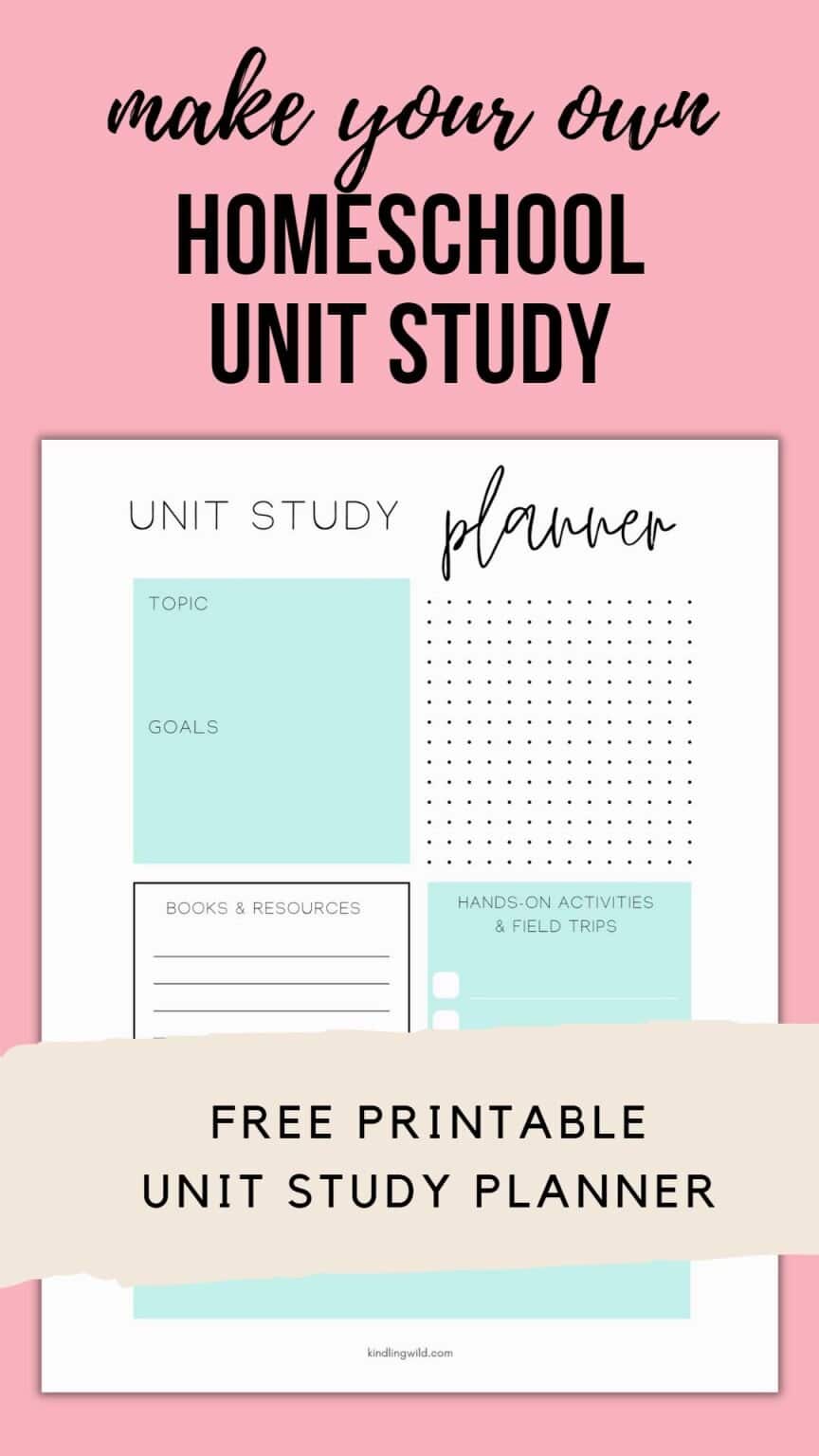 Super Simple Guide to the Homeschool Unit Study - Kindling Wild