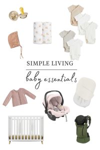 Simple Living Baby Essentials - Free Printable Checklist 0-6 Months ...