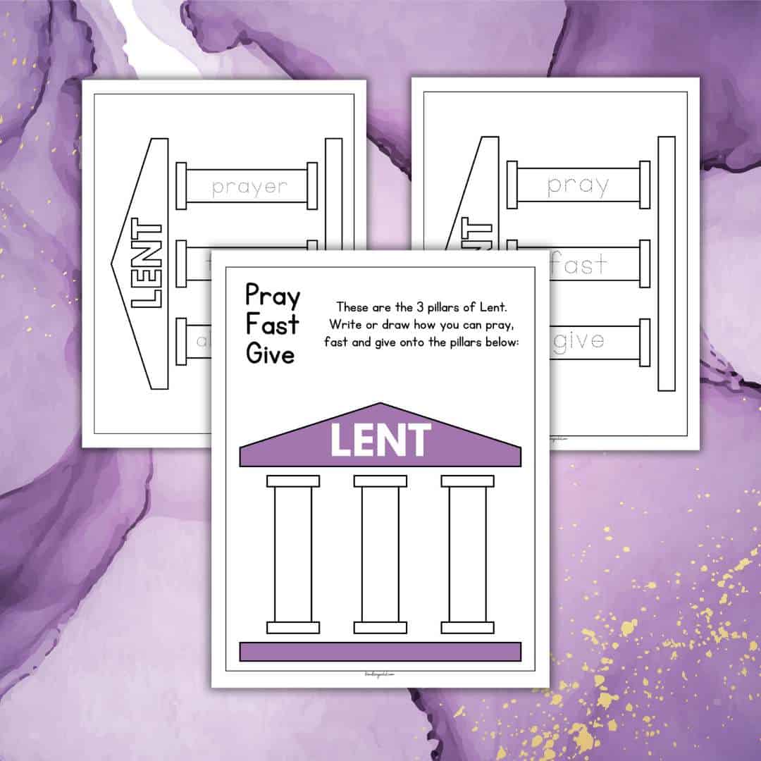 Free Ash Wednesday Printables for Catholic Kids (+ Lenten Activities ...