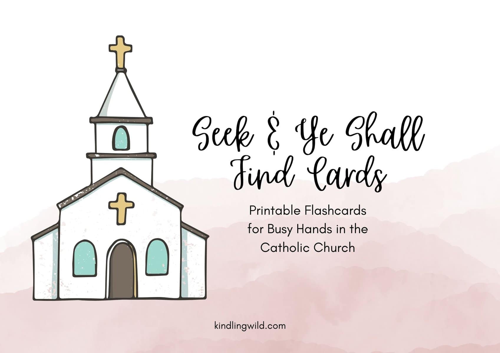 Seek and Ye Shall Find in a Catholic Church Preschool Flashcards ...