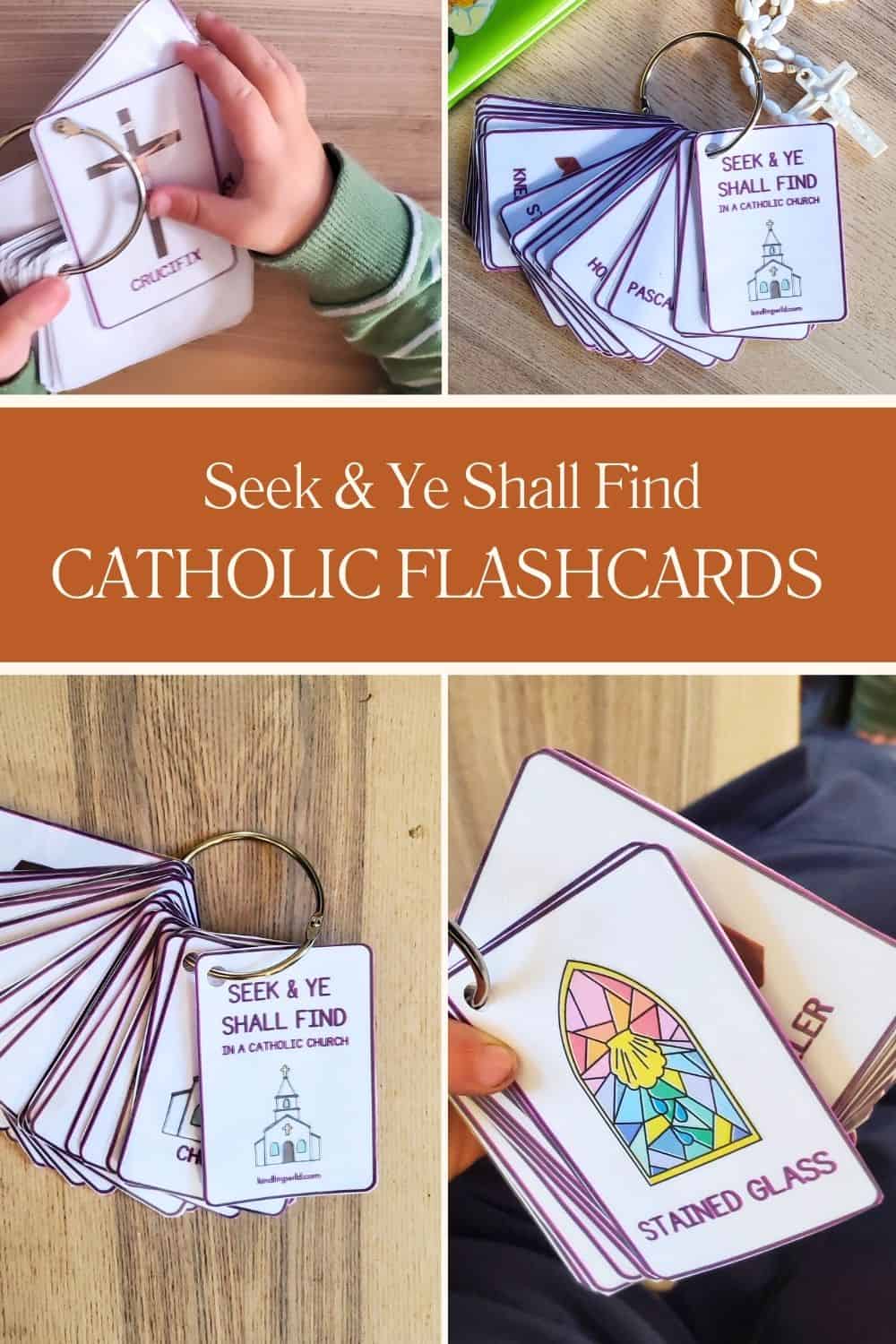 Seek and Ye Shall Find in a Catholic Church Preschool Flashcards ...