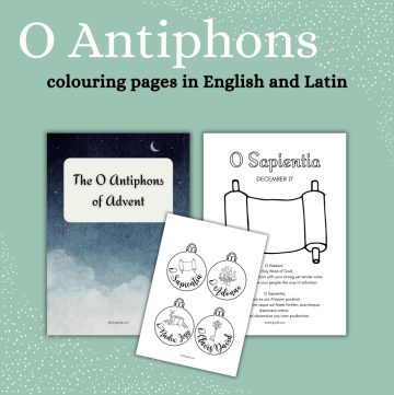 Free Printable O Antiphons for Advent in English and Latin - Kindling Wild