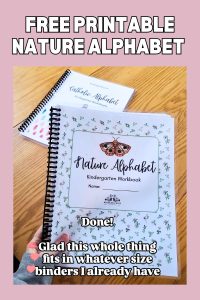 Nature-Themed Kindergarten Alphabet Worksheets - Kindling Wild