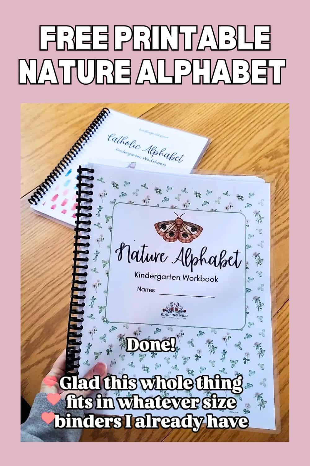 Nature-Themed Kindergarten Alphabet Worksheets - Kindling Wild