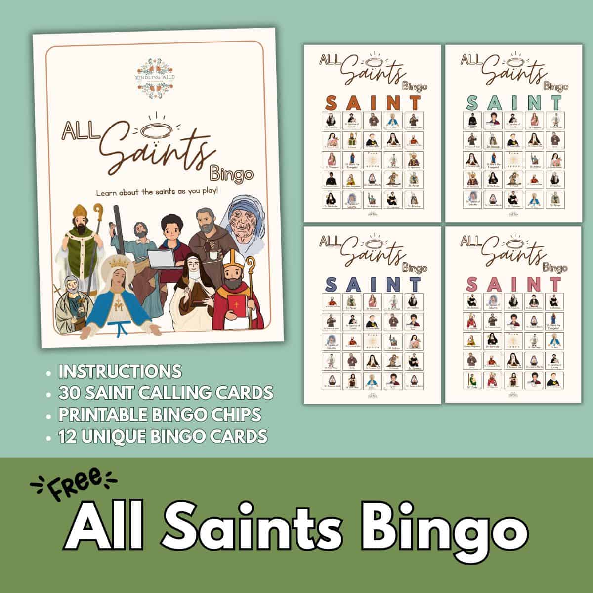 Free All Saints Bingo: Celebrate the Communion of Saints with Kids ...