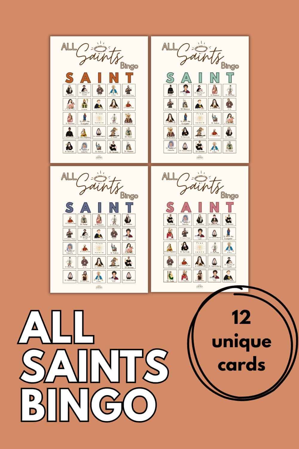 Free All Saints Bingo: Celebrate the Communion of Saints with Kids ...