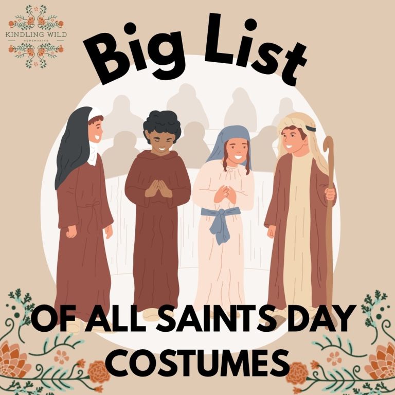 120+ Best Catholic Costume Ideas for All Saints Day - Kindling Wild