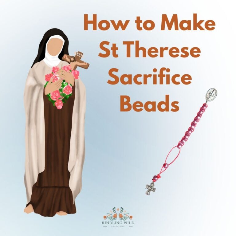 How to Make St Therese Sacrifice Beads for Kids (Step-by-Step Tutorial ...